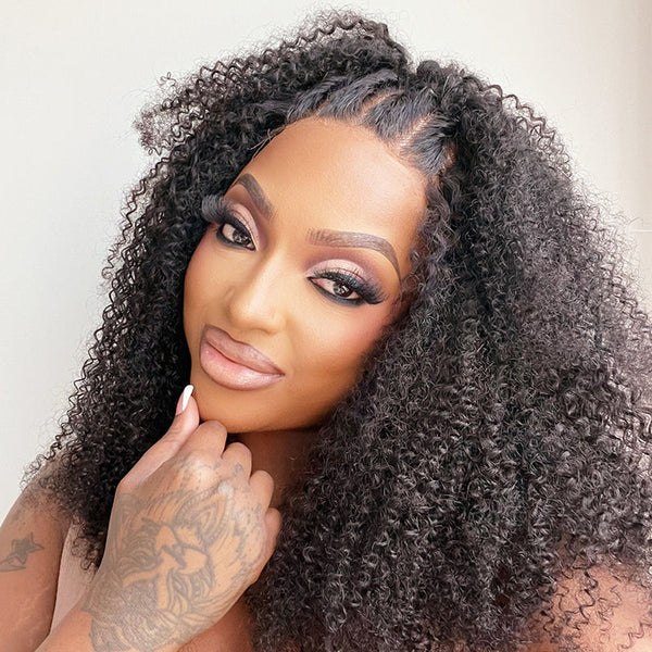 NEW! Realistic Kinky Edges 7X5 Lace Closure Wig – myqualityhair