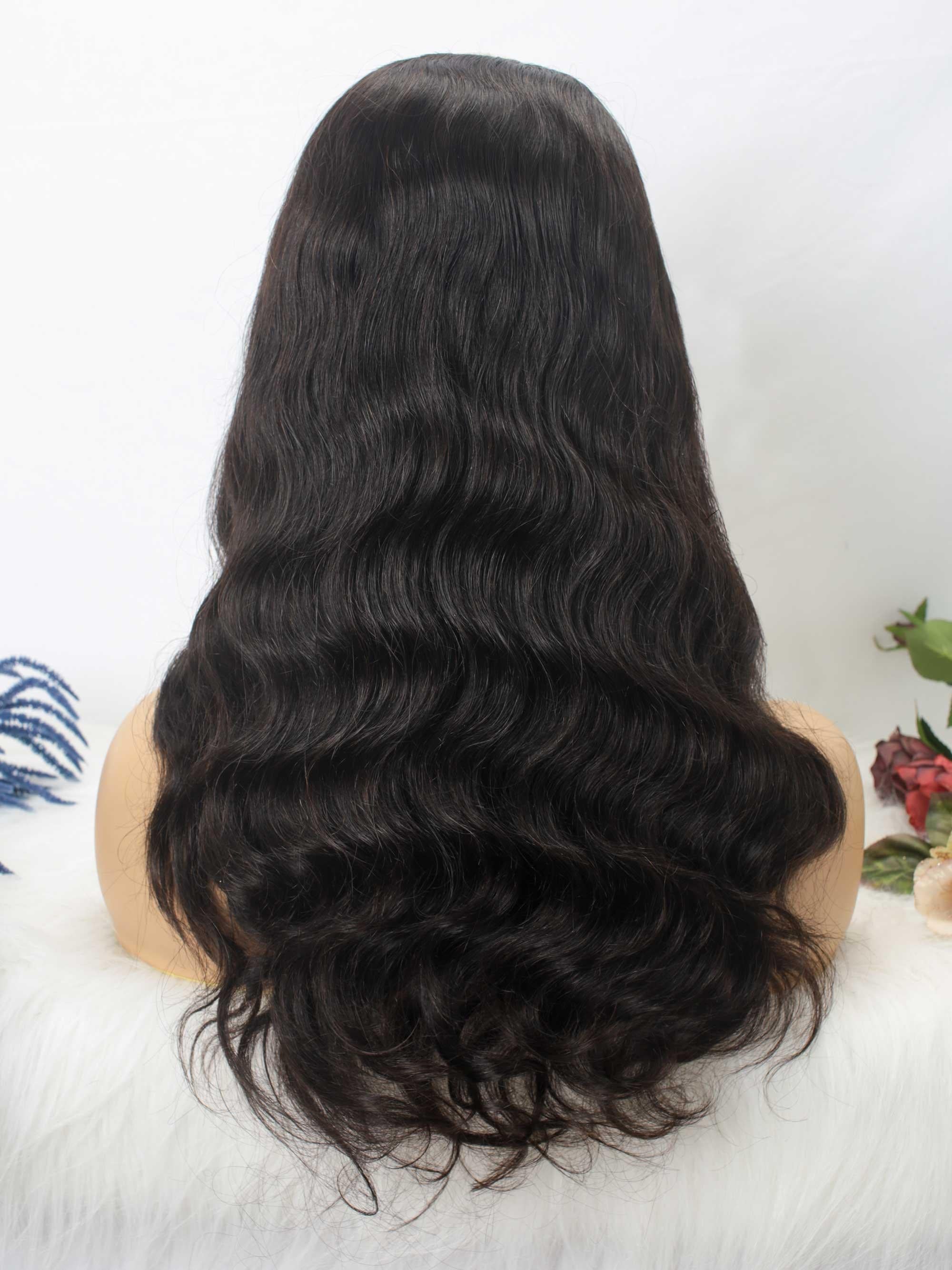 Body Wave Glueless U Part Wig Indian Virgin Human Hair – myqualityhair