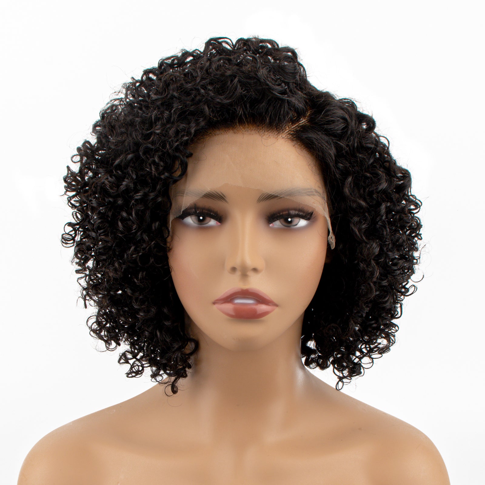 Home Selina Trendy Side Part Short Curly Pixie Cut Virgin Human Hair ...